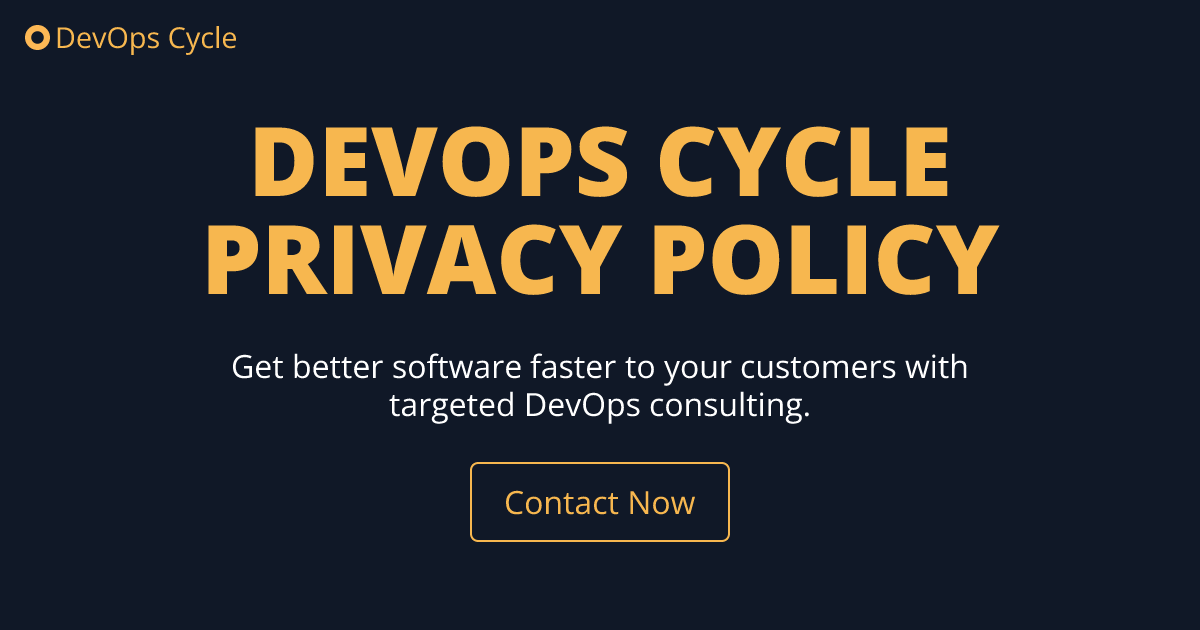 Privacy Policy Devops Cycle